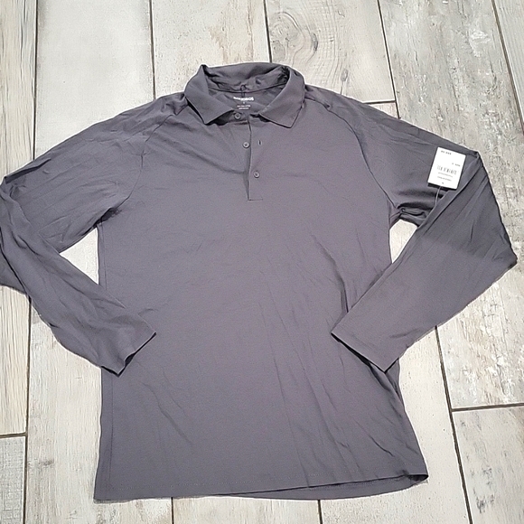 Bonobos | Shirts | Bonobos Standard Fit 0 Prime Cotton Gray Long Sleeve ...